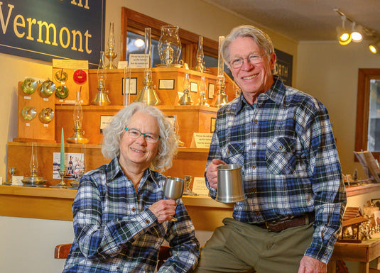 Meet the Makers: Judi and Fred Danforth, Pewter Makers – Vermont Flannel