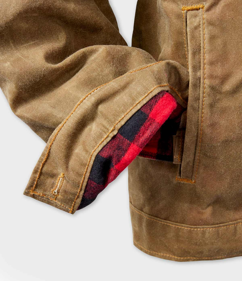 Field Tan '91 Flannel Lined Waxed Canvas Jacket – Vermont Flannel