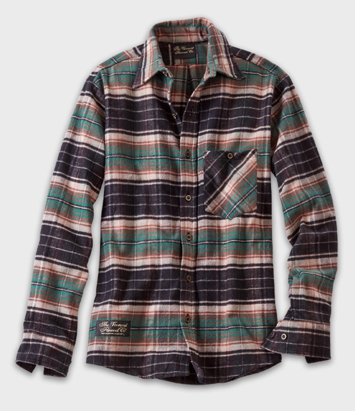 Fitted Flannel Shirt | Handcrafted USA - The Vermont Flannel Co. – The ...