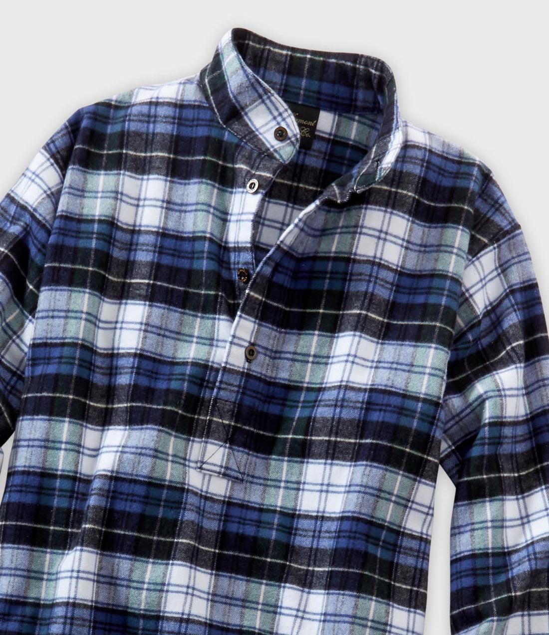 Henley Flannel Shirt - Handcrafted USA - The Vermont Flannel Co ...