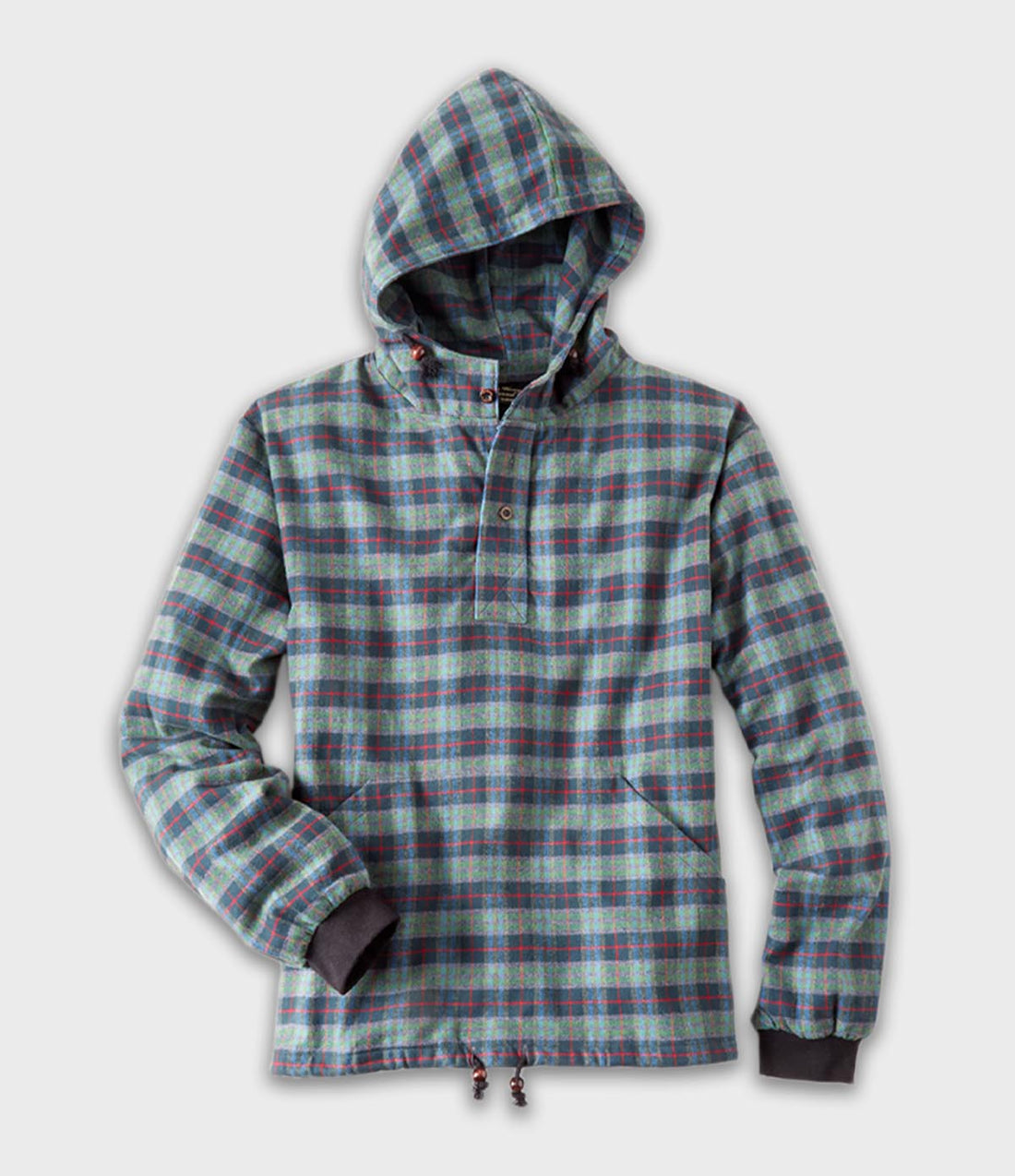 Flannel Hoodie Pullover | Handcrafted USA - The Vermont Flannel Co ...