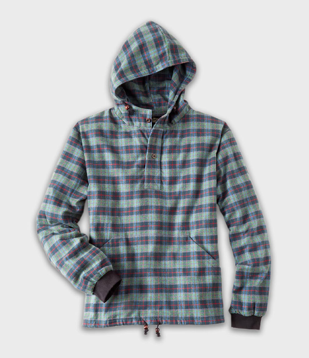 Flannel Hoodie Pullover | Handcrafted USA - The Vermont Flannel Co ...