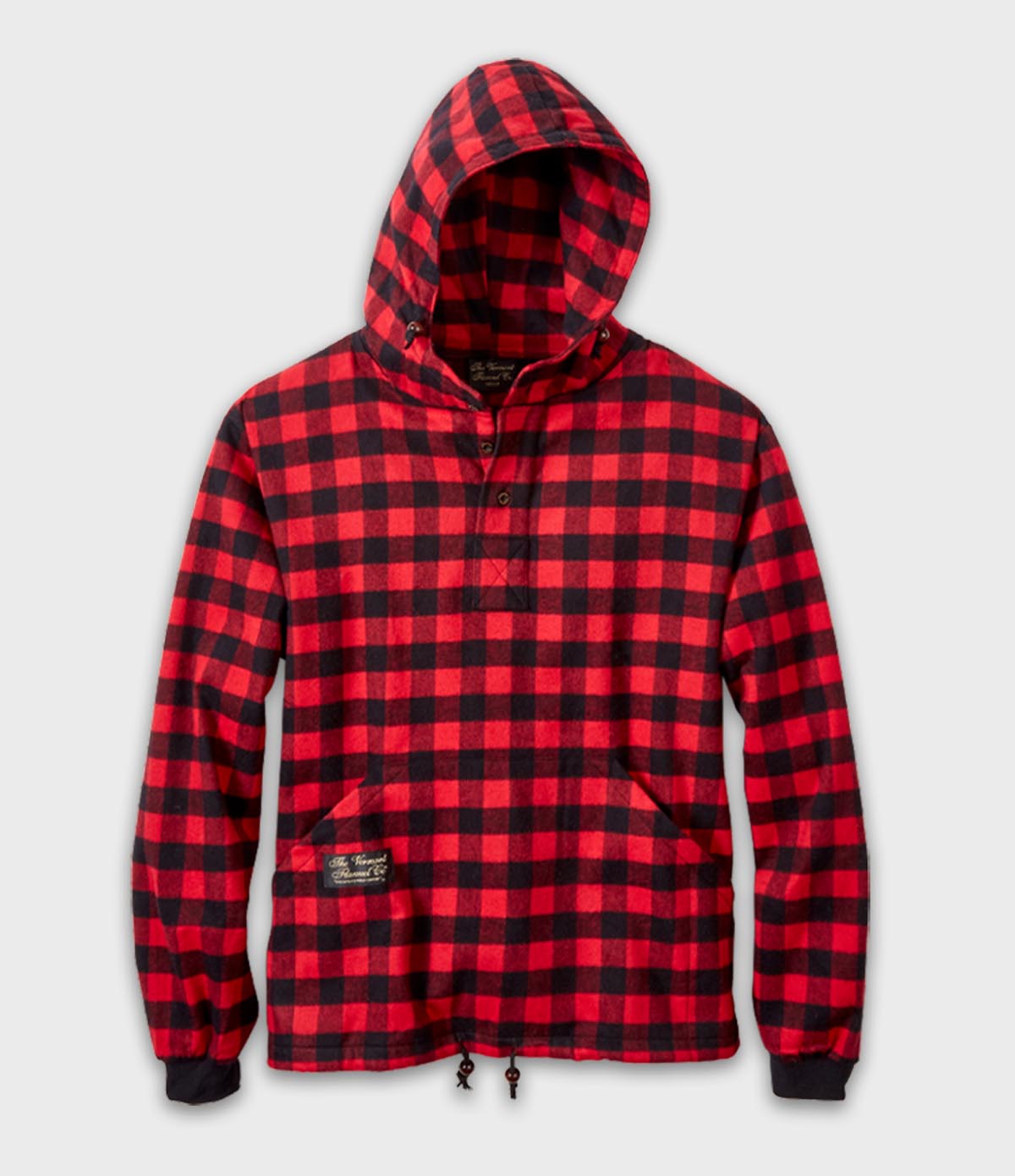 Flannel Hoodie Pullover | Handcrafted USA - The Vermont Flannel Co ...