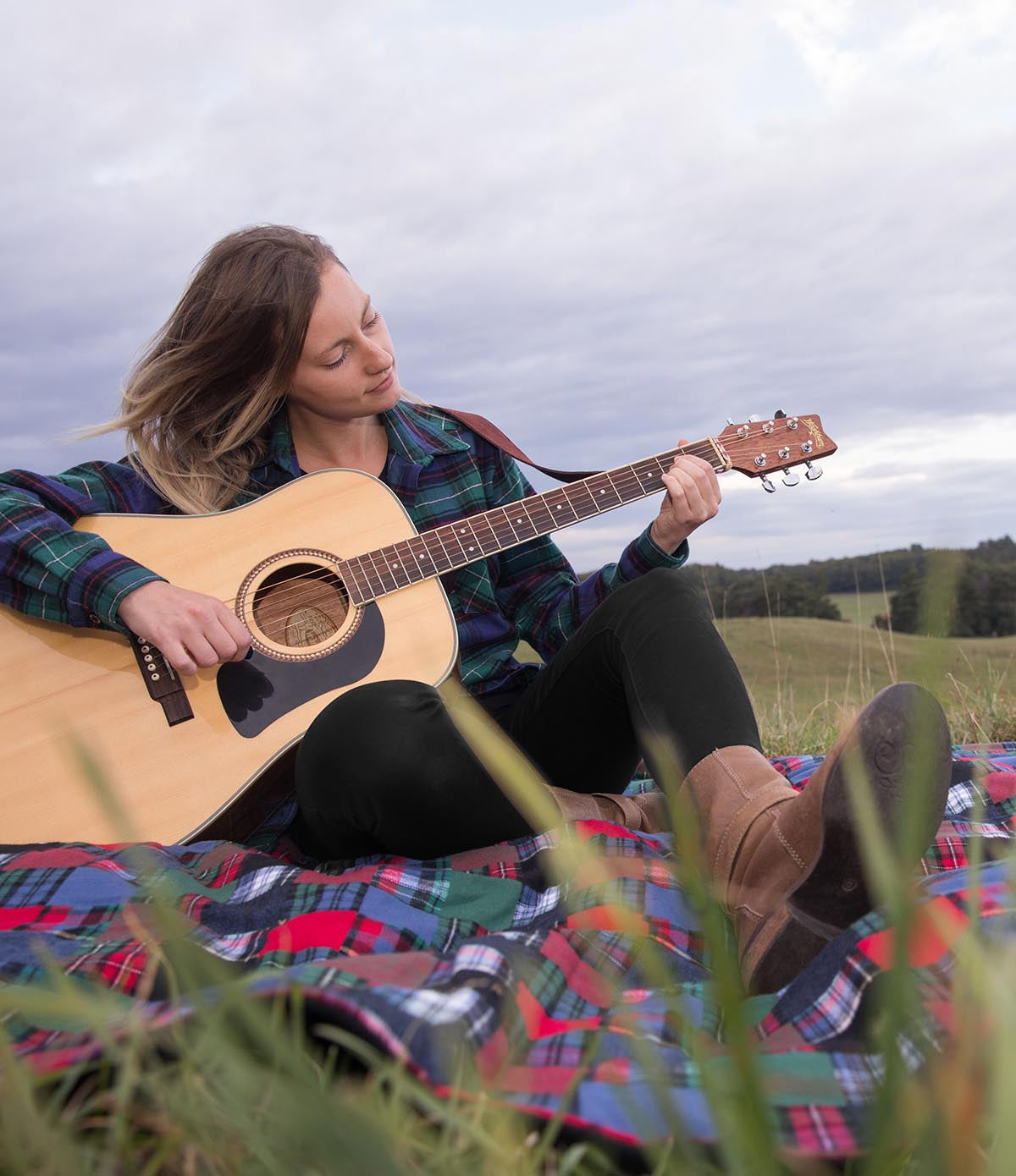 Luxury Patchwork Blanket - Handcrafted USA - The Vermont Flannel Co.