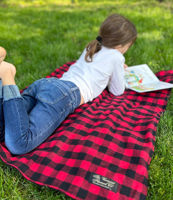 Stadium Mini Blanket | Handcrafted USA – Vermont Flannel