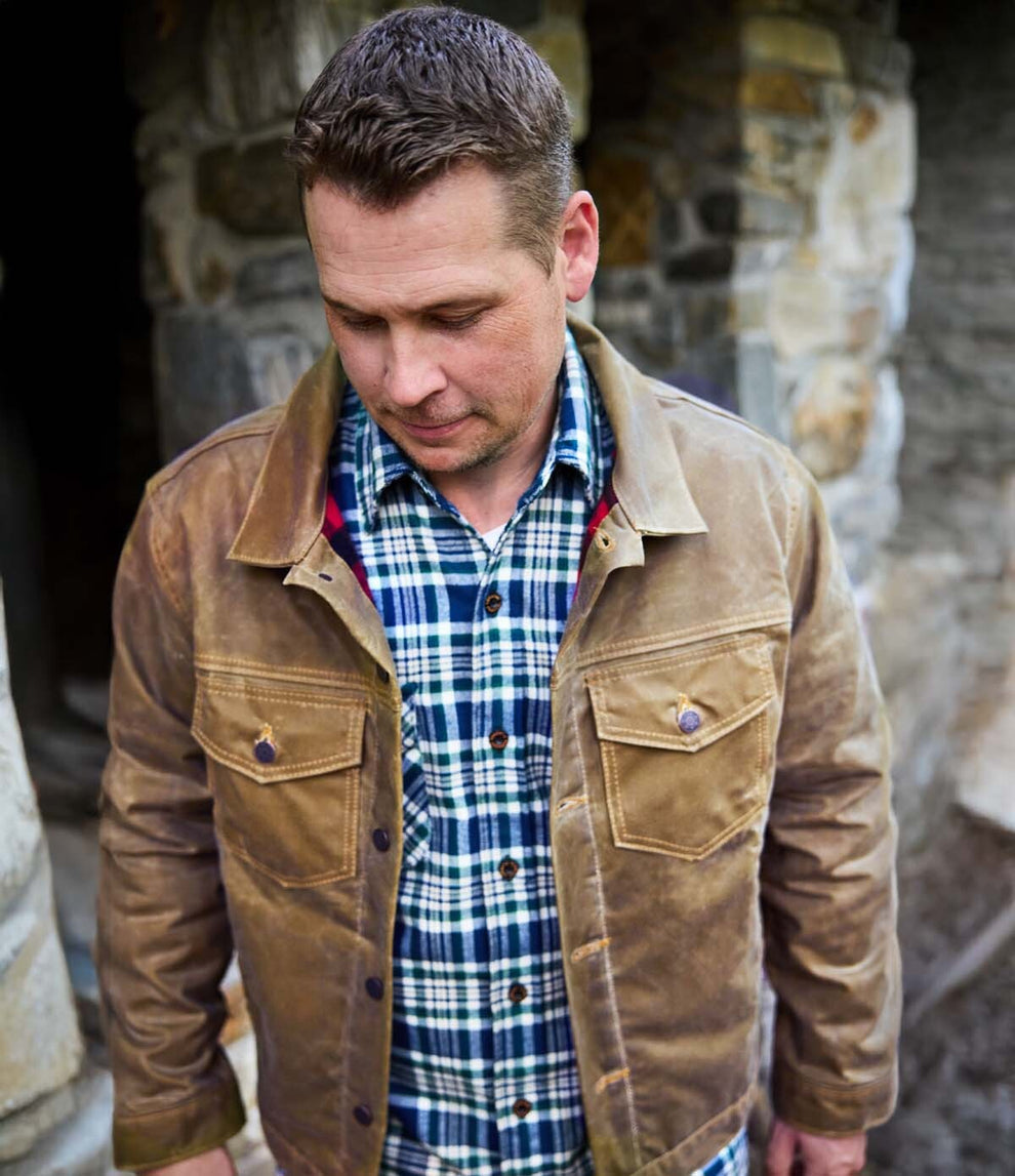 Field Tan '91 Flannel Lined Waxed Canvas Jacket – Vermont Flannel