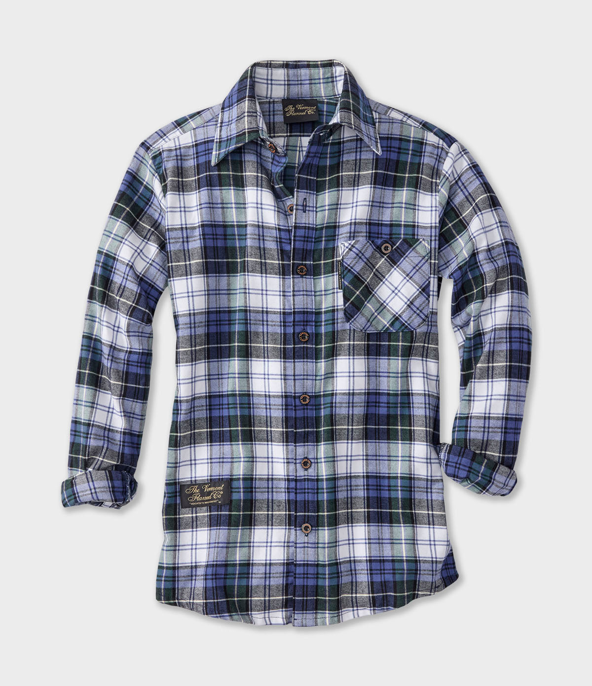 Lightweight Fitted Flannel Shirt - Campbell – The Vermont Flannel Company