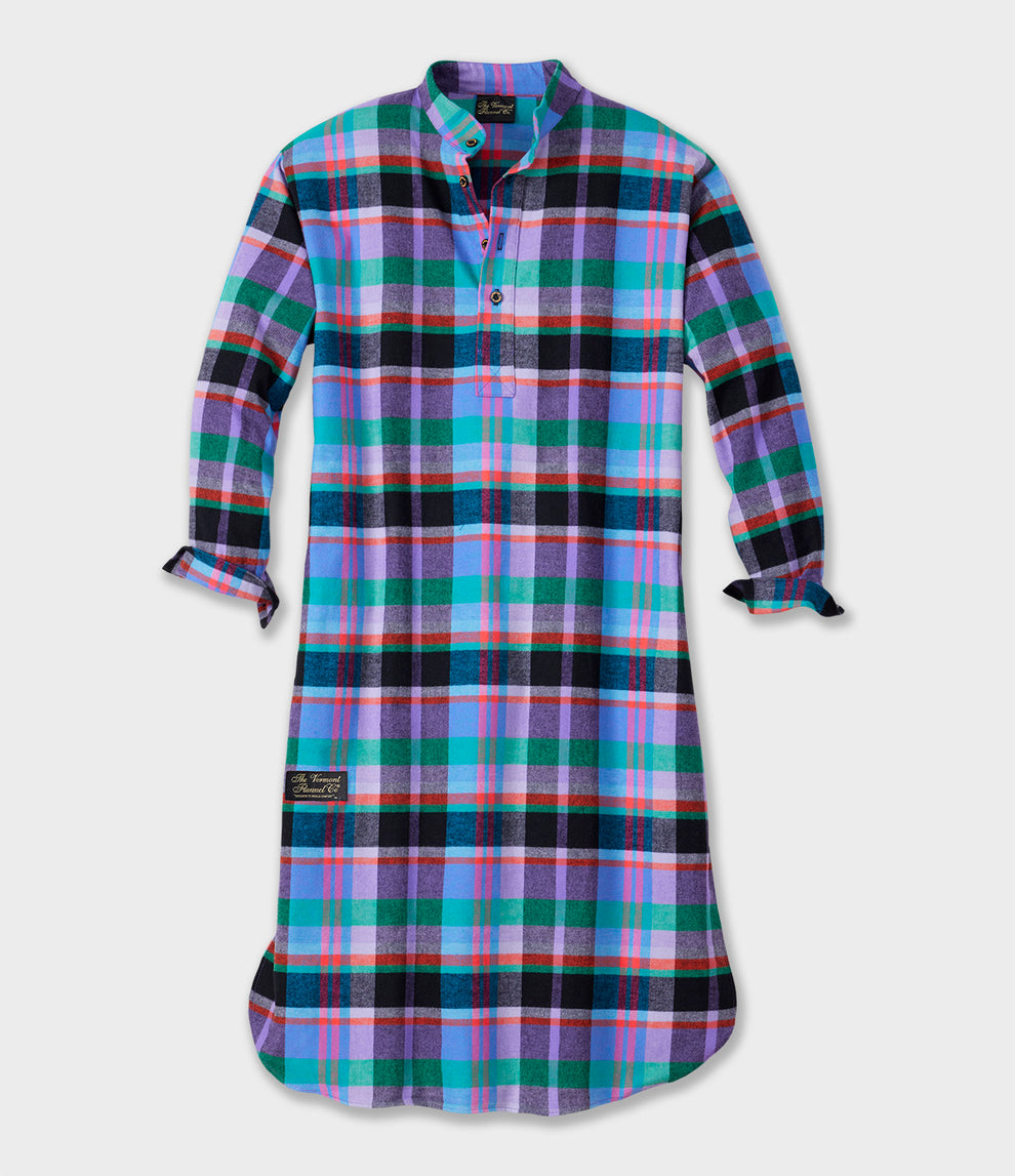 Long Night Shirt - Handcrafted USA – Vermont Flannel