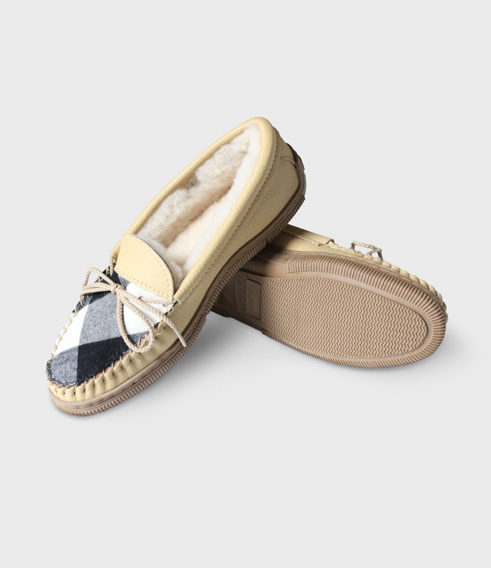 Women's Sheepskin Leather Slippers - Weston – Vermont Flannel