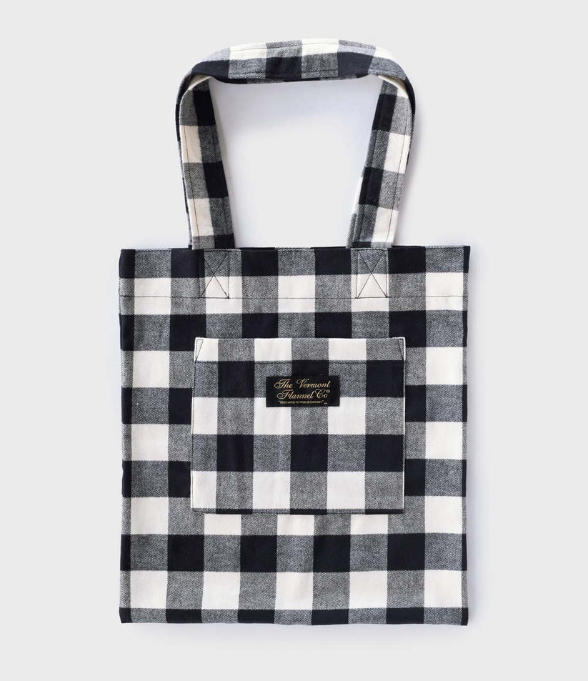Flannel Tote Bag - Handcrafted USA - The Vermont Flannel Co. – Vermont ...