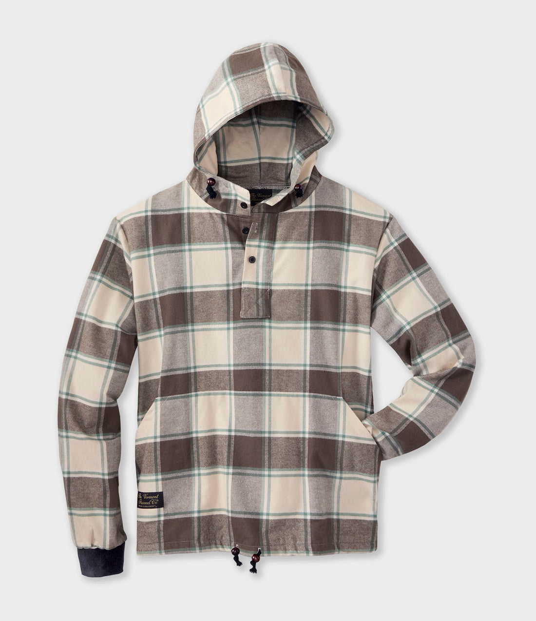 Hooded Flannel Pullover - Gilbert – Vermont Flannel