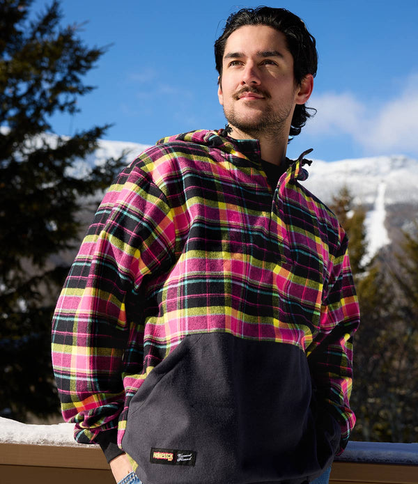 Flannel Hoodie Pullover - Sunriser – Vermont Flannel