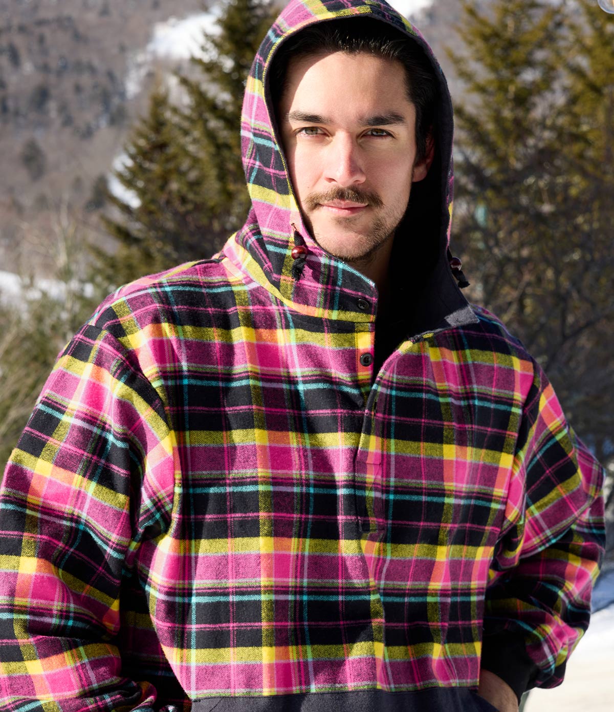 Flannel Hoodie Pullover - Sunriser – Vermont Flannel