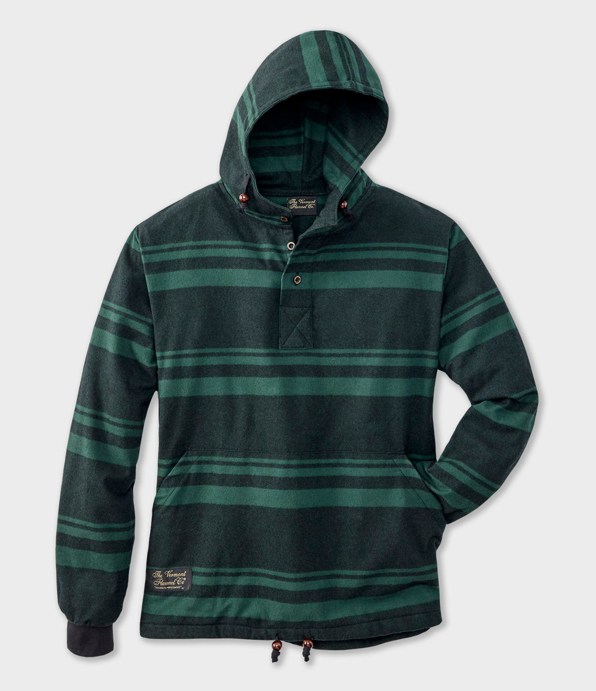 Flannel Hoodie Pullover | Handcrafted USA - The Vermont Flannel Co ...