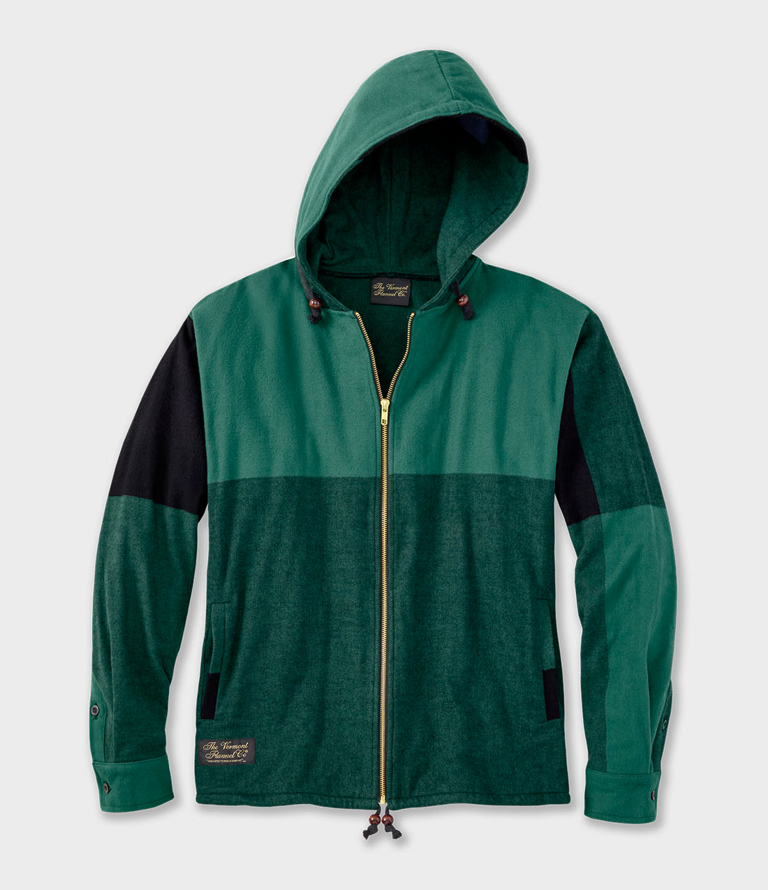 Hooded Flannel Zip Jacket - Handcrafted USA - Vermont Flannel – Vermont ...