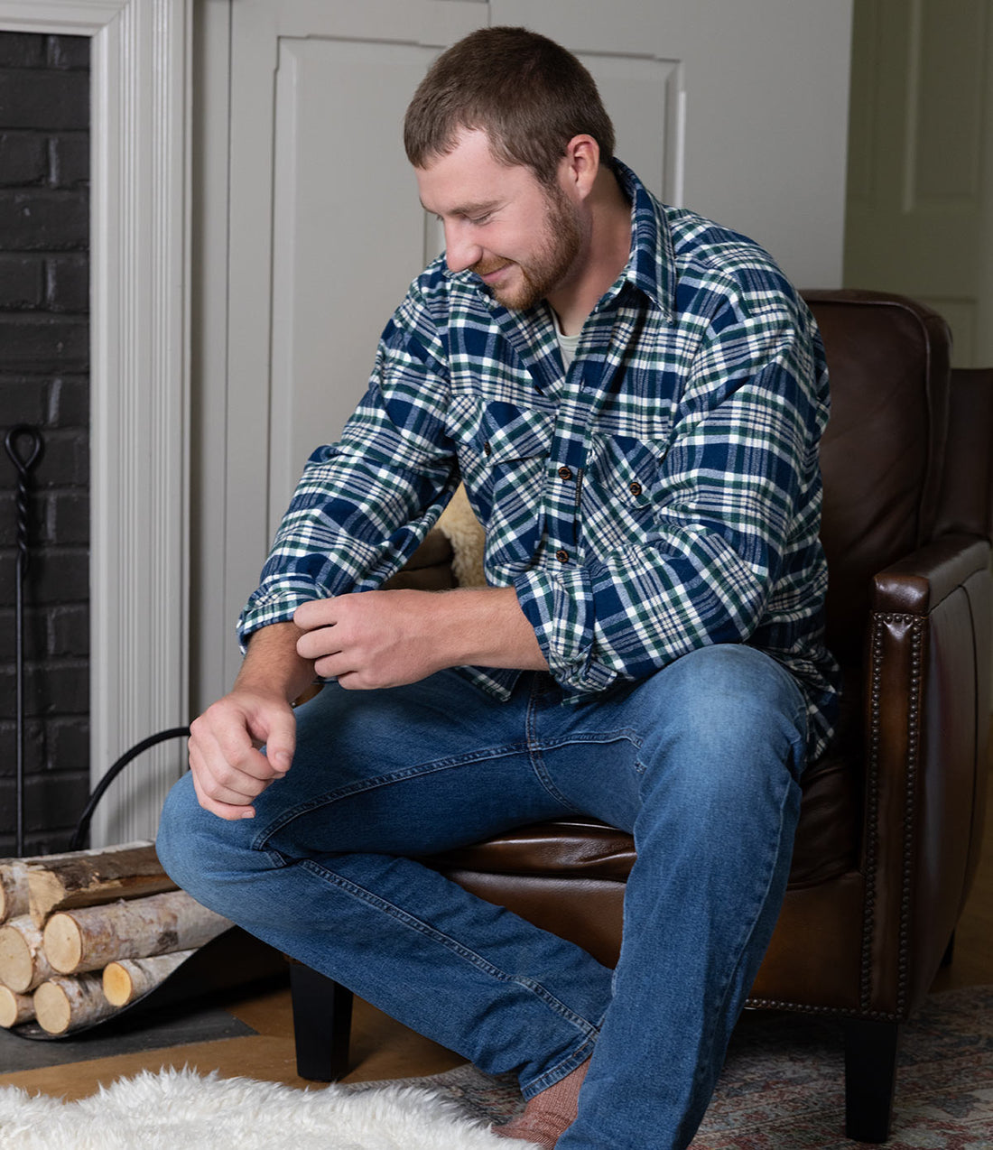 Men's Classic Flannel Shirt - Maine Pine – Vermont Flannel