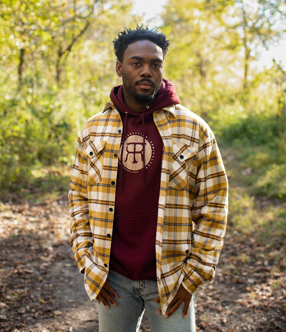 Rokeby Gold Flannel Shirt – Limited Release, Made in the USA – Vermont ...