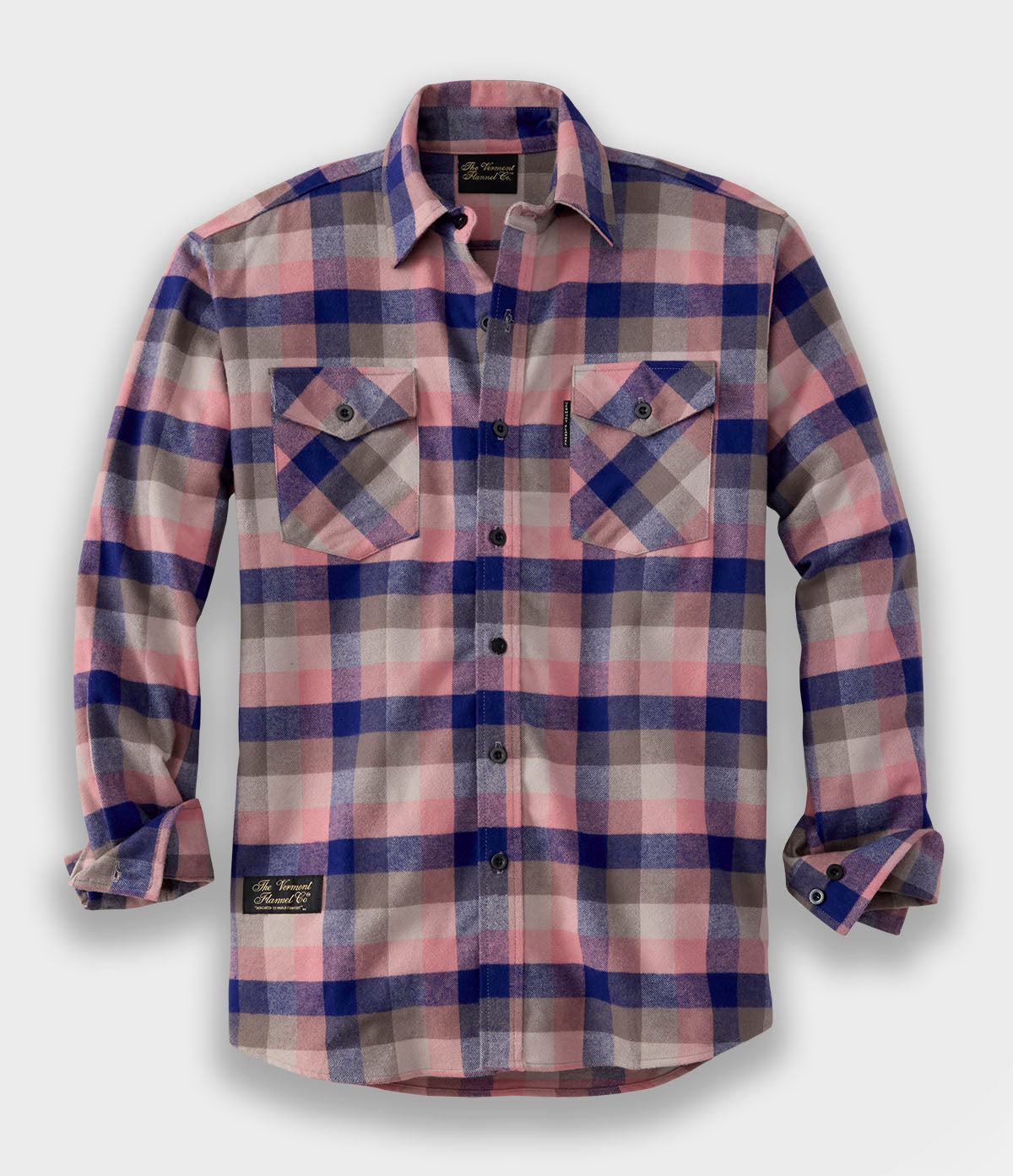 Men's Classic Flannel Shirt - Forge Check – Vermont Flannel