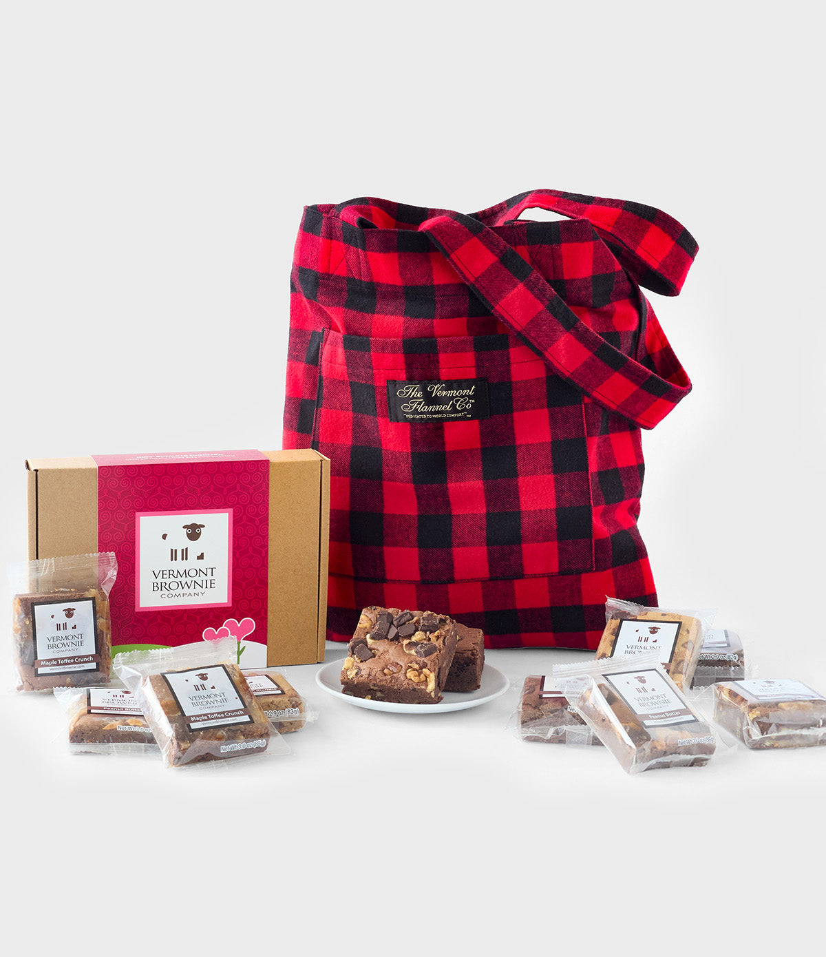 Vermont Flannel & Vermont Brownie Gift Bag - Red Buffalo – Vermont Flannel