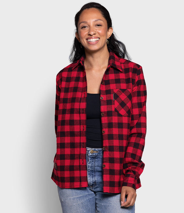 Women’s Classic Flannel Shirt | Handcrafted USA - The Vermont Flannel ...