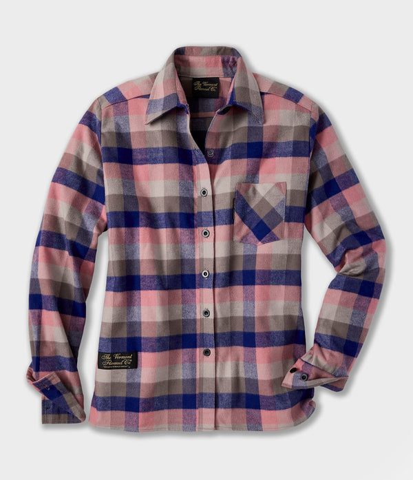 Women's Classic Flannel Shirt - Forge Check – Vermont Flannel