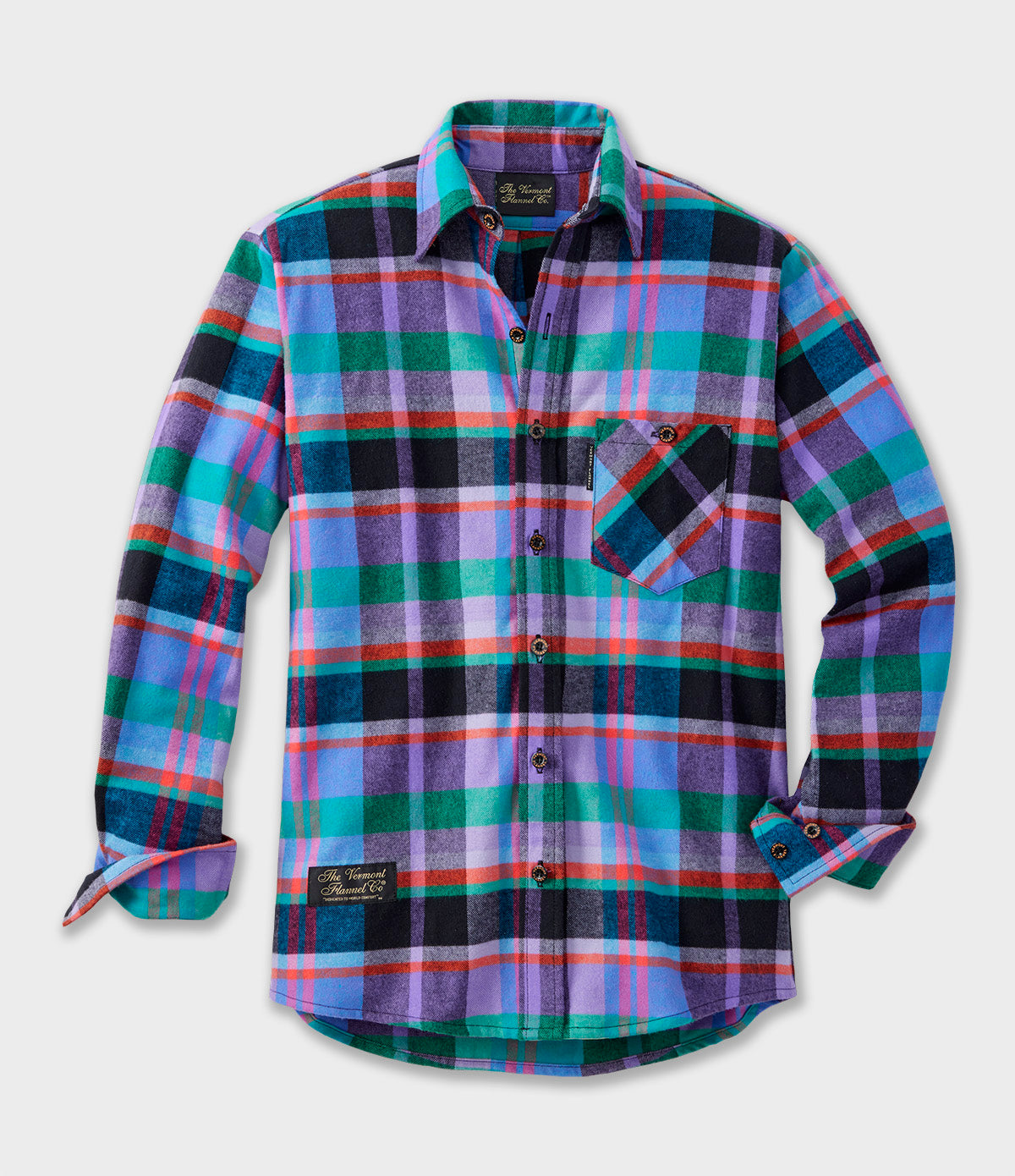 Fitted Flannel Shirt - Garden Island – The Vermont Flannel Company