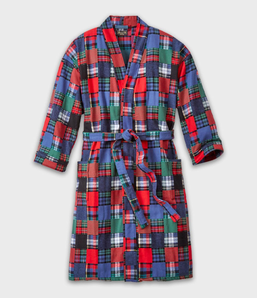 Flannel Robe - Handcrafted USA - The Vermont Flannel Co. – The Vermont ...
