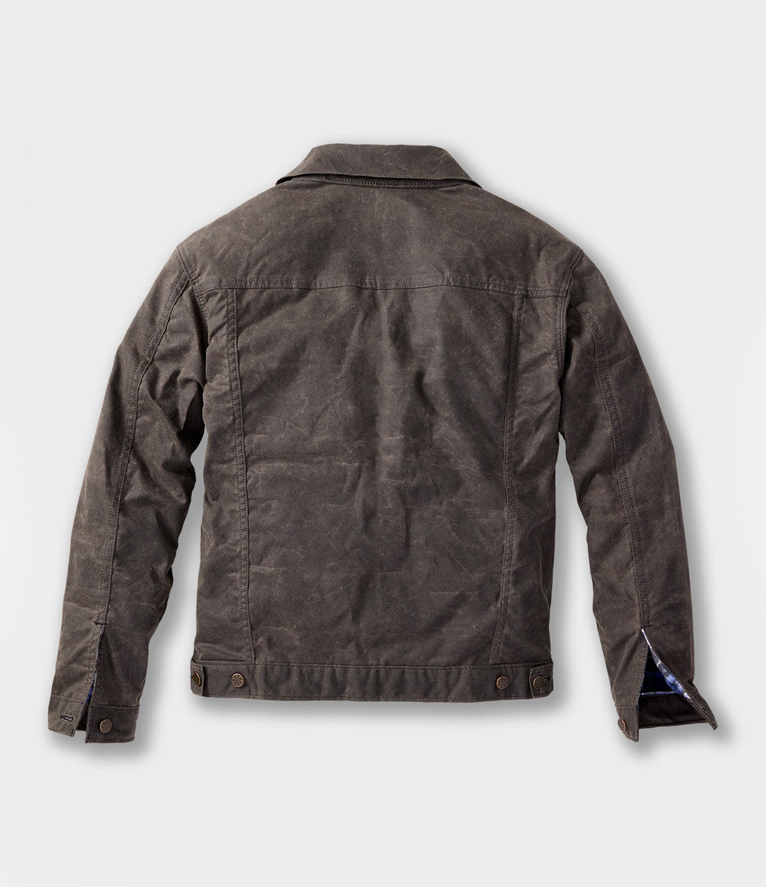 Deep Brown '91 Flannel Lined Waxed Canvas Jacket – Vermont Flannel